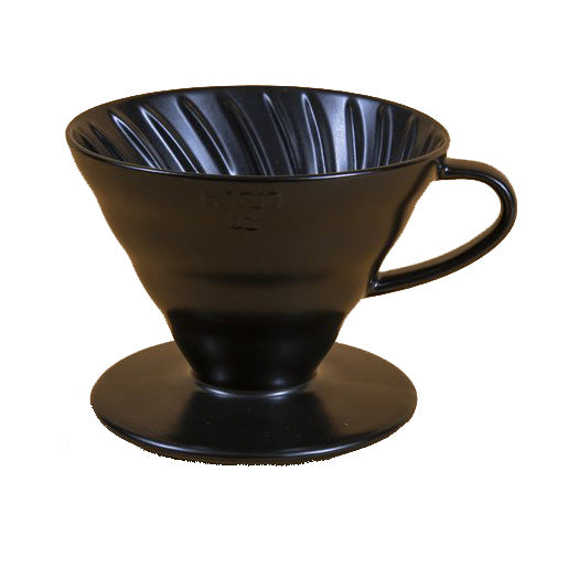 V60 Ceramic Coffee Dripper 02 - Black – Mojo Coffee USA
